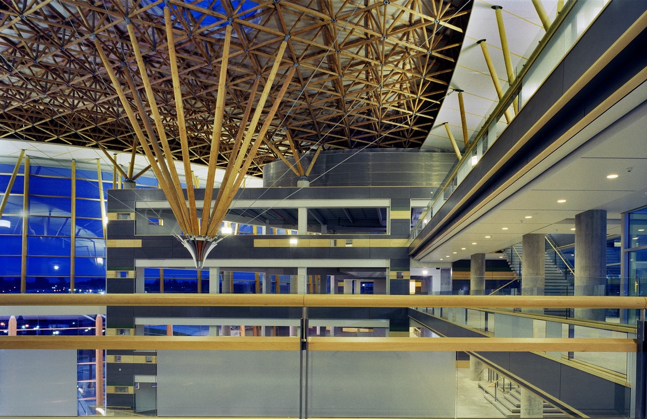 Surrey Central City - Atrium Roof by StructureCraft