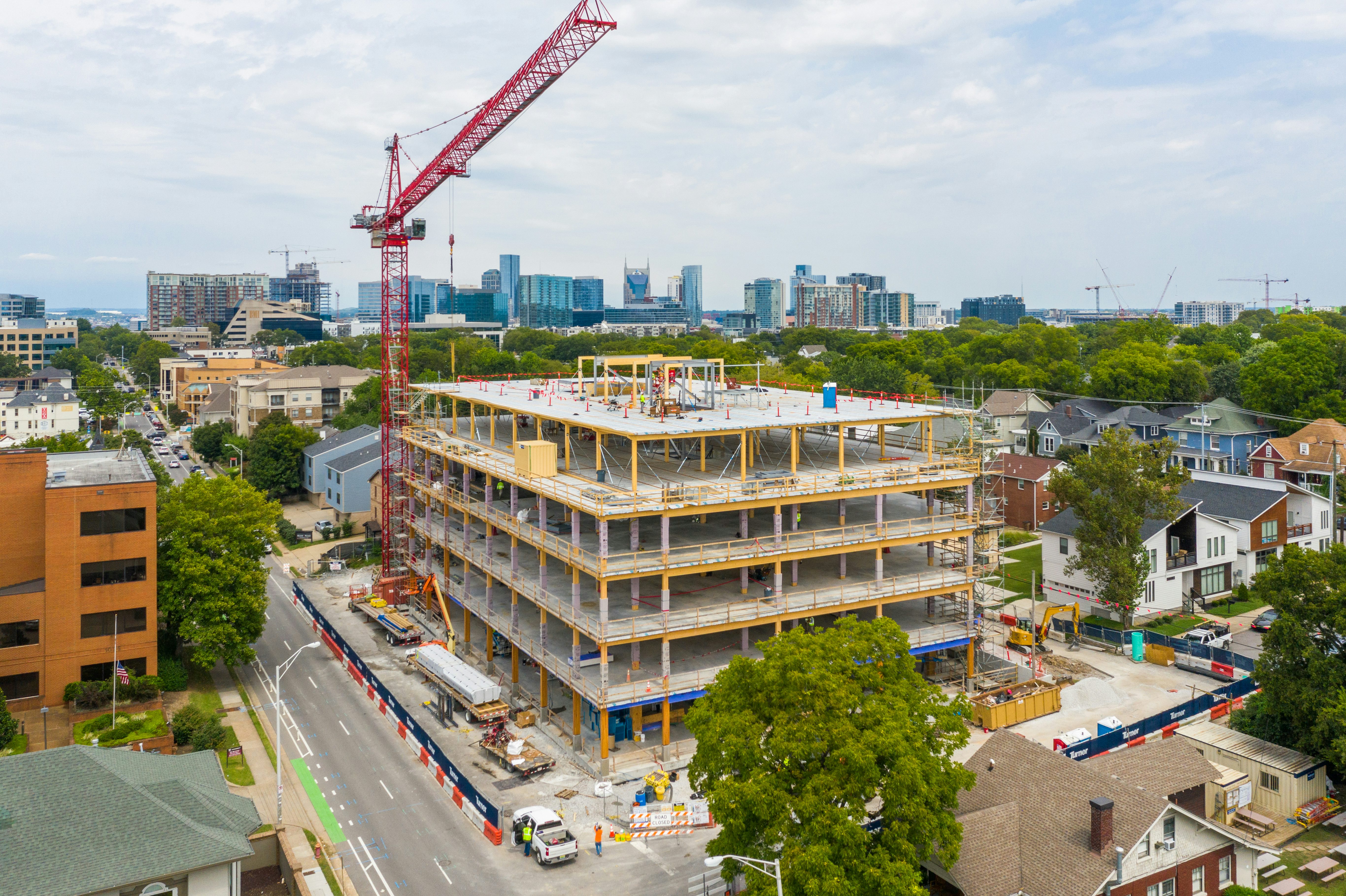 1030 Music Row Tops Out | Mass Timber Nashville